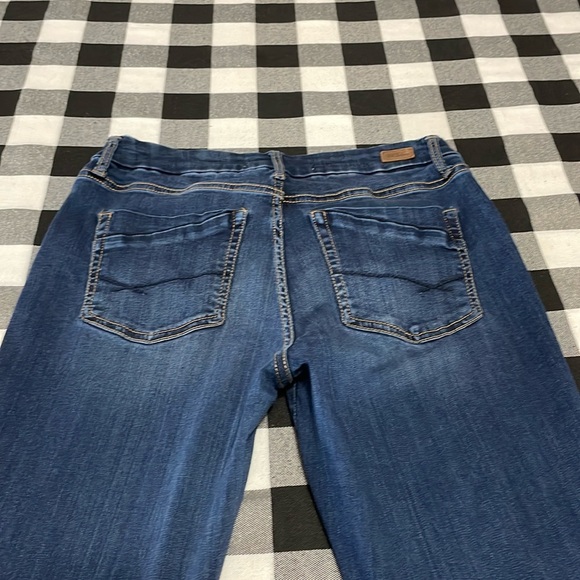 BKE | Jeans | Buckle Bke Gabby Curvy High Rise Skinny Jeans Size 27 X 35 Stretch Dark | Poshmark